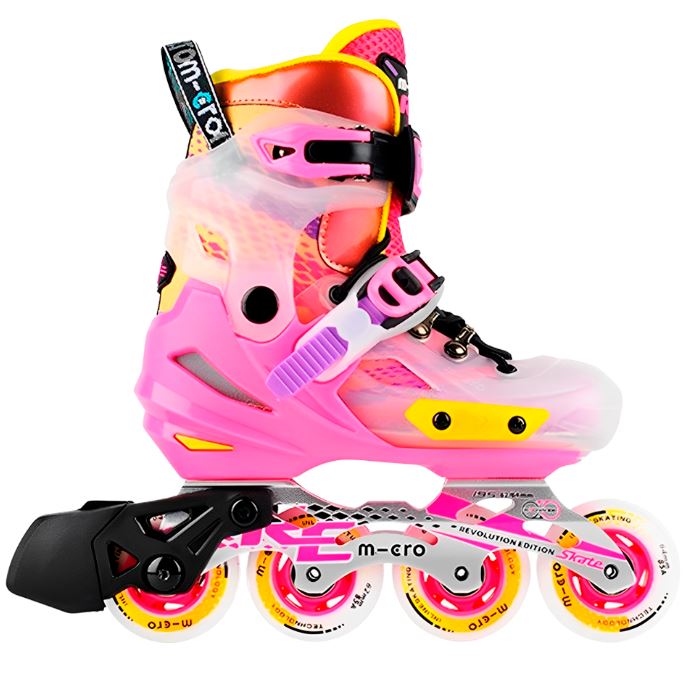 Micro RE Pink Junior Skates - SKATESCAPE